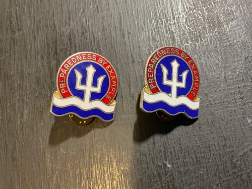 Set of 2 US Army 97th Training Brigade insignia pin Preparedness by ...