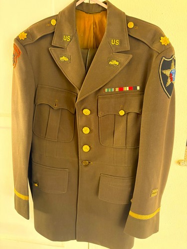 Rare Original WW2 Era US Army Officer’s 612th TANK DESTROYER Uniform | eBay