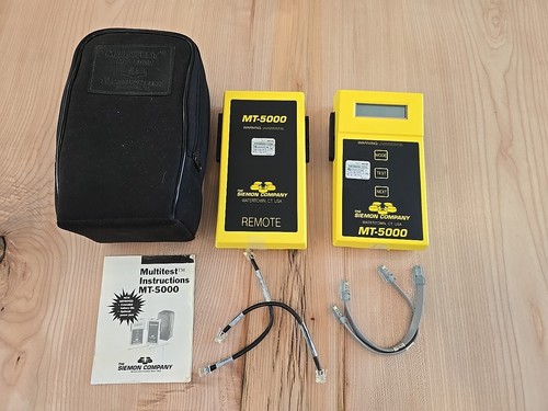 Siemon MT-5000 Multitest Cable Tester Siemon MT5000 With Case Tested ...