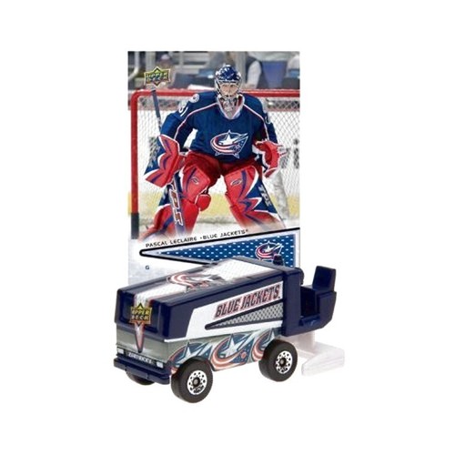 Columbus Blue Jackets Diecast Zamboni NHL with a Players Card 2008 Orig ...