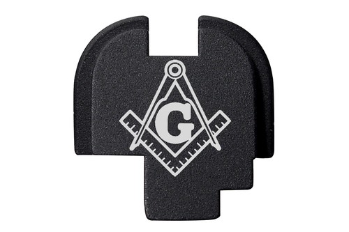 for Springfield Armory XDS Rear Slide Plate 9mm .40 .45 BLK Masonic ...