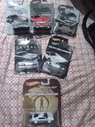 Hot Wheels 007 James Bond Car Set 1-5 Sealed Bonus Lotus Esprit S1 1 2 ...