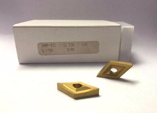 Carbide Inserts DNMP 431 TIN C6 (Box of 10) NEW Made IN USA | eBay