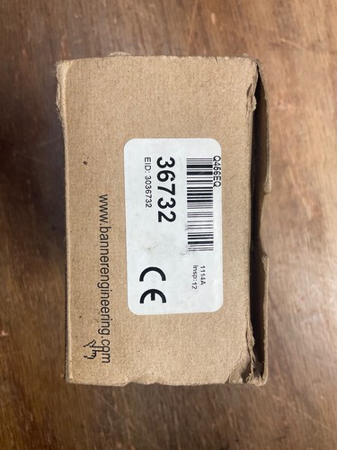 Banner Engineering Q456EQ Photoelectric Sensor 36732 10-30VDC NEW OPEN ...