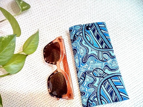 Mobile Phone Case Indigenous Blue TURTLES Eye Reading Glasses Case ...