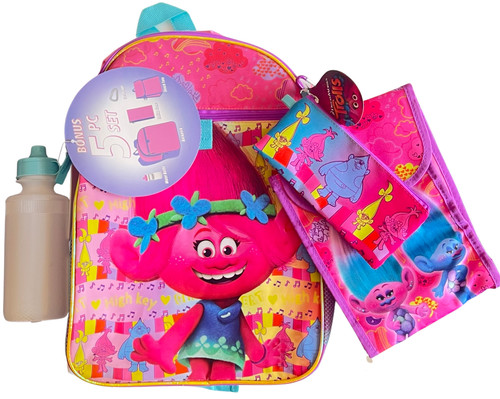 Children's School Backpacks Summer Special Dreamworks Trolls 5Pc Super ...