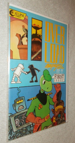 OVER LOAD MAGAZINE # 1 VG- 1987 ECLIPSE COMICS (COOL TURTLE COVER!) | eBay