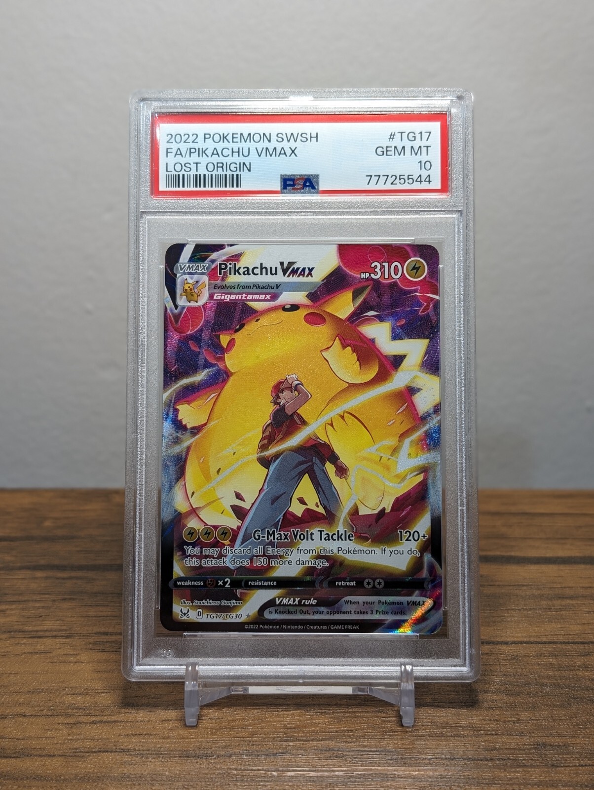 Pikachu VMAX 2022 Sword & Shield: Lost Origin #TG17/TG30 Holo (Trainer ...
