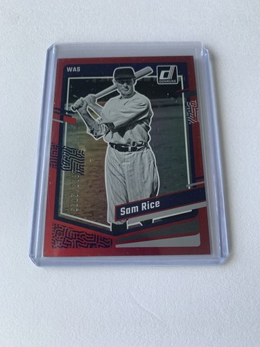 2023 Donruss Red Holo #164 Sam Rice Senators #'d/2023 | eBay