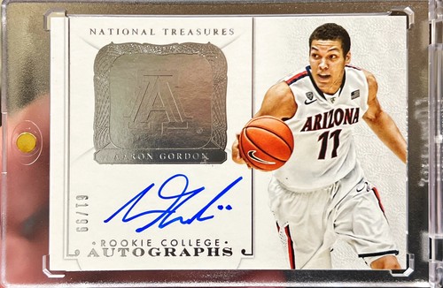 2014-15 National Treasures Aaron Gordon Rookie Autographs On Card Auto ...