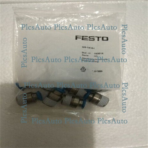 10 PCS/BAG FESTO Quick-swap connector 153014 QS-1/4-6-I | eBay