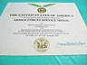 NDSM National Defense Service Medal Certificate Army Navy Air Force ...