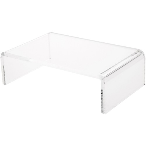 Plymor Clear Acrylic Rectangular Display Riser, 3" H x 10" W x 6" D ...