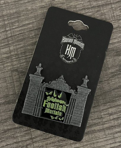 NEW ON CARD! Disney Haunted Mansion Foolish Mortals Metal Enamel Pin ...