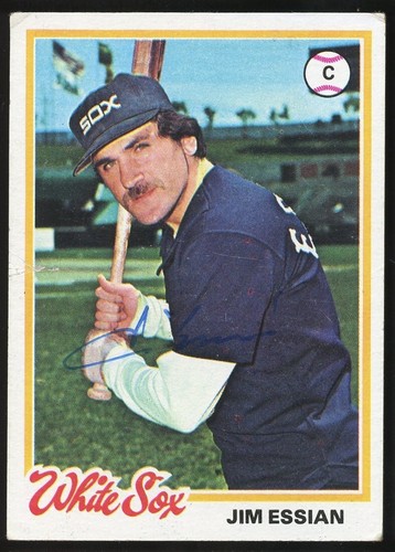Jim Essian #98 signed autograph auto 1978 Topps Baseball Trading Card ...