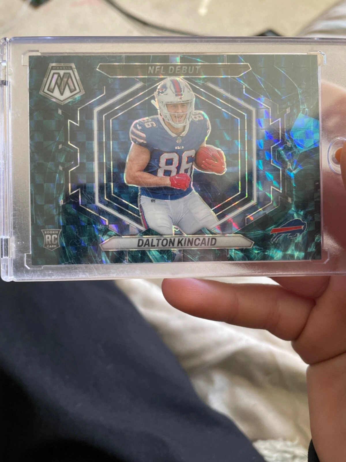 Dalton Kincaid 2023 Mosaic #ND-20 NFL Debut - Genesis /(SSP) RAW Price ...