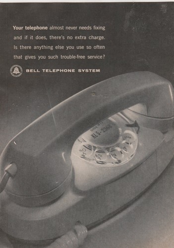 Original 1962 Bell Telephone Small Magazine Ad | eBay
