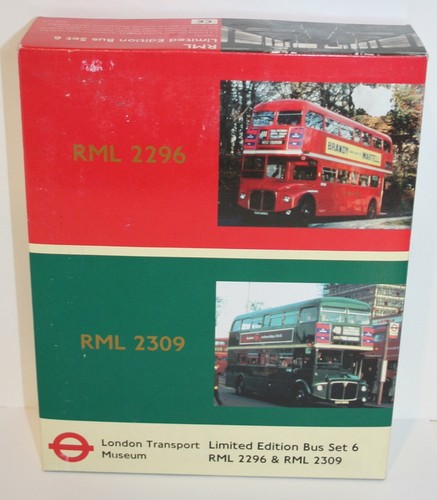 EFE 1/76 Scale 05878 London Transport Museum RML Bus Set 6 RML 2296 ...