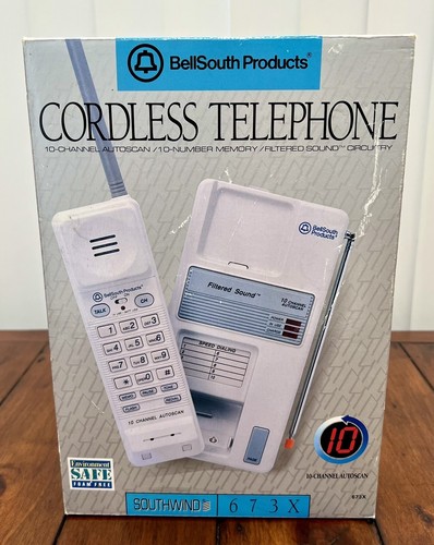 BellSouth Products Cordless Telephone 10 Channel Autoscan Speaker 673X ...