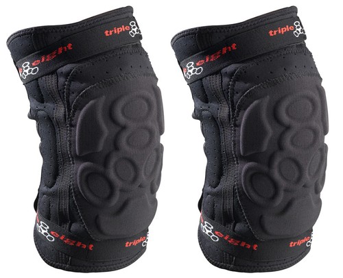 Triple Eight Exoskin Knee Pads Pad Set Triple8 Exoskin Knee Lg | eBay