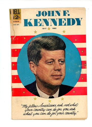 1964 John F Kennedy JFK Comic Book Dell President Assassination | eBay