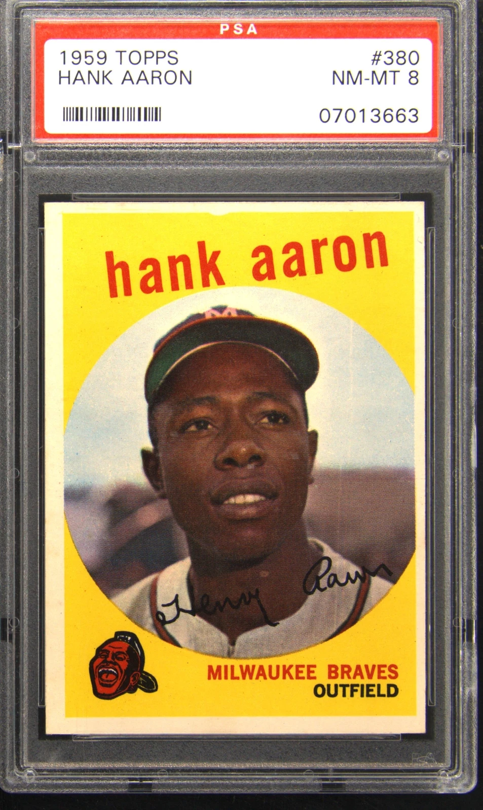 Hank Aaron 1959 Topps #380 Base Price Guide - Sports Card Investor