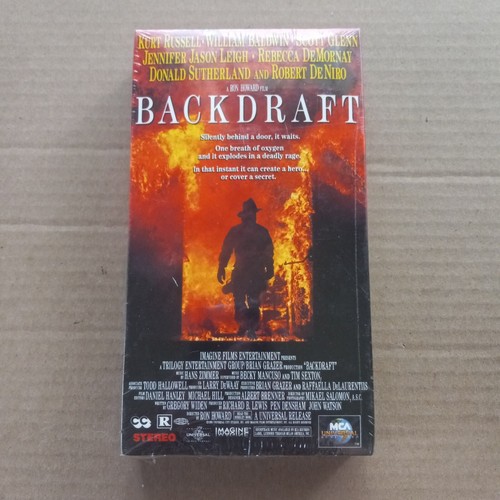SEALED VHS TAPE: Backdraft (1991) (81078) Kurt Russell William Baldwin 96898107839| eBay