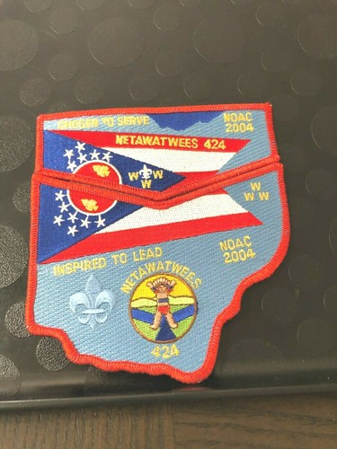 OA NETAWATWEES LODGE 424 2004 NOAC TWO PIECE SET | eBay
