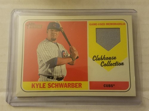 Kyle Schwarber 2018 Heritage #CCR-KSC Clubhouse Collection Relic ...