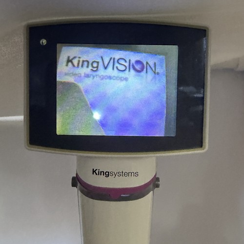 King Systems Vision Video Laryngoscope w/ Camera Adapter & Case | eBay