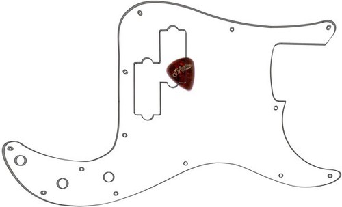 Pickguard Scratchplate Pick Guard Fender Precision P Bass Clear ...