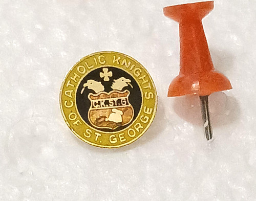 Catholic Knights of ST. George Pin | eBay