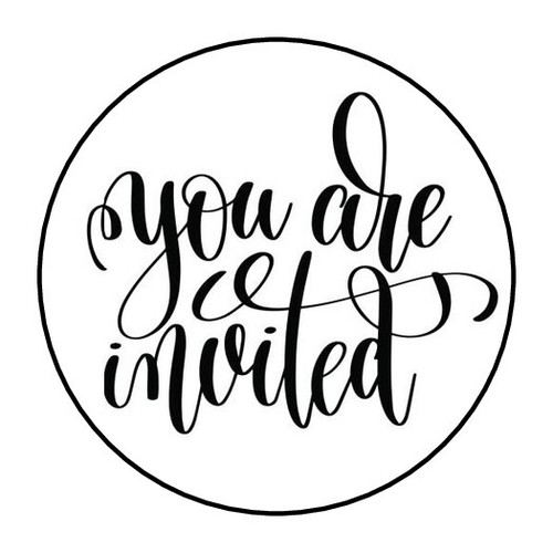 30 You are invited Envelope Seals Labels Stickers 1.5" Round | eBay