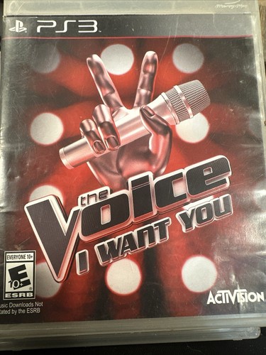 NEW The Voice: I Want You Nintendo PS3 Singing Game *Sealed* | eBay