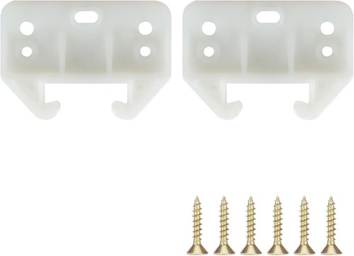 2 Pack Dresser Drawer Guide Drawer Rail Brackets Plastic Drawer Guides ...