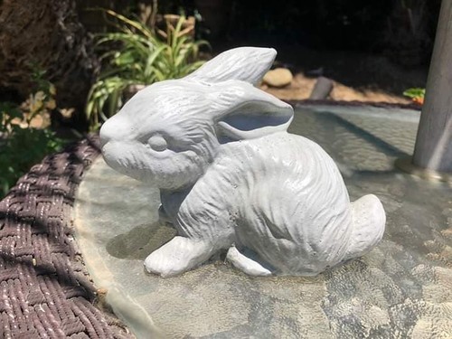 new rabbit mold latex and fiberglass new mold concrete mold ready to ...