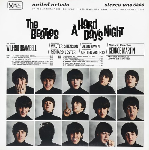 The Beatles A Hard Day's Night 12x12 Album Cover Reprint | eBay