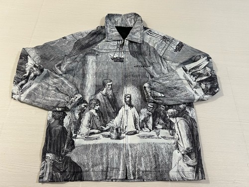 Hellpur Windbreaker Jacket Men’s Jesus The Last Supper All Over Print ...