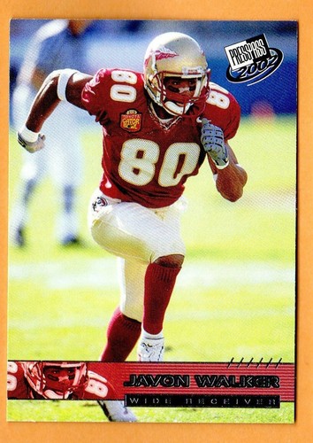 JAVON WALKER(GREEN BAY PACKERS)2002 PRESS PASS/ROOKIE CARD | eBay