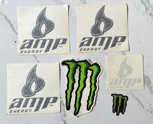 Monster Amp Energy Drink Logo Decals - 6 Stickers | eBay