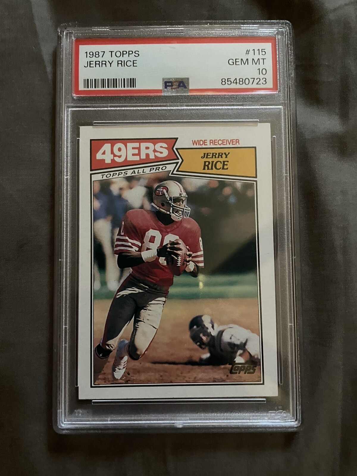 Jerry Rice 1987 Topps #115 Base Price Guide - Sports Card Investor