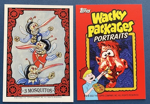 2022 TOPPS WACKY PACKAGES MAY WACKY PORTRAITS 3 MOSQUITOS CARD 3 | eBay