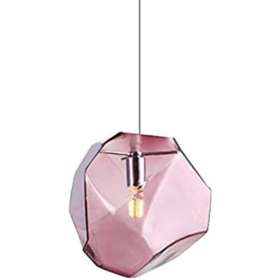 Pink Glass Light Shade in Ceiling Lights & Chandeliers for sale | eBay
