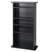 Multimedia Storage Cabinet Stand Tower DVD CD Rack Shelf Organizer ...