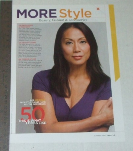 Mei Chan original ONE magazine clipping page PHOTO article | eBay