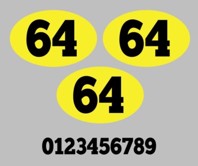 number decals products for sale | eBay