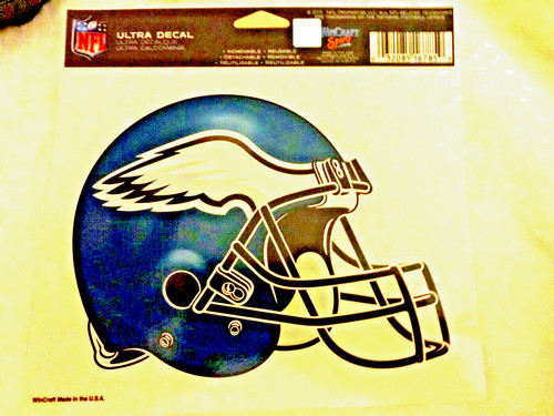 Philadelphia Eagles Helmet Decal, Car Vinyl Sticker, Walls Cornhole ...