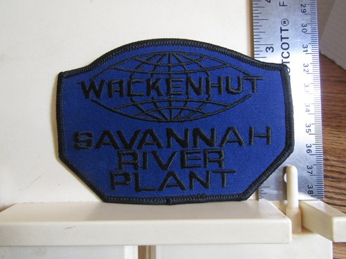 Wackenhut Savannah River Plant security patch NOS nuclear South ...