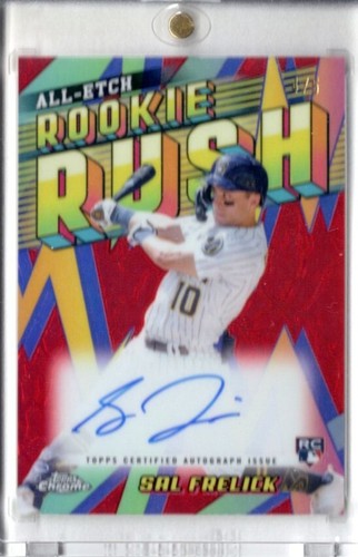 2024 TOPPS CHROME ALL-ETCH ROOKIE RUSH AUTOGRAPH RED REFRACTOR SAL ...