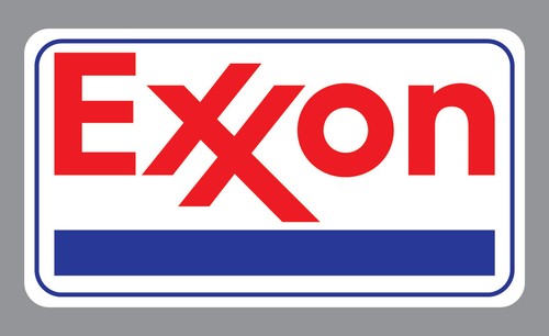 Set (2) of Exxon Fuel Gas Logo Decal Sticker Choose Size | eBay